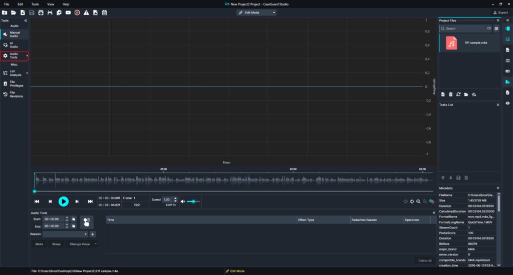 How to: Manually Remove Identifying Information from Audio