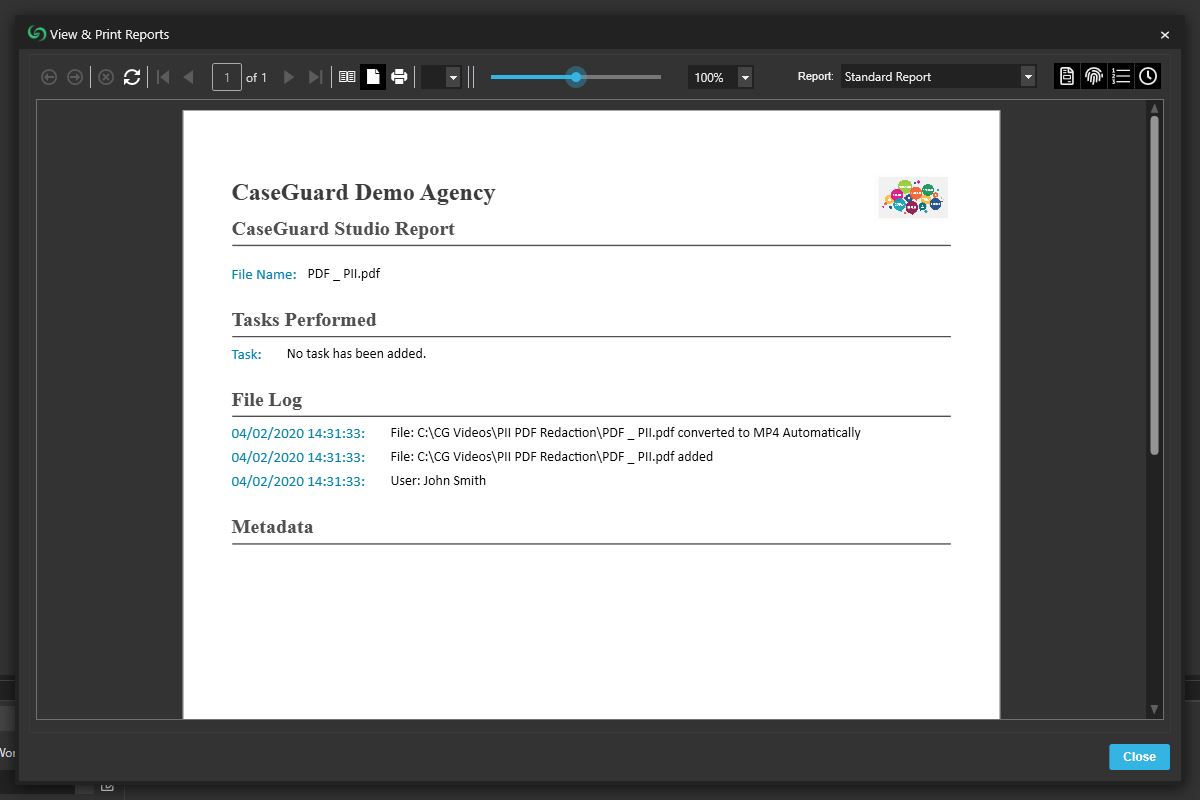 Redaction for Law Enforcement | CaseGuard