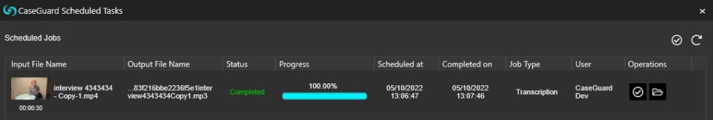 Automatically Transcribing Audio Files in CaseGuard Studio