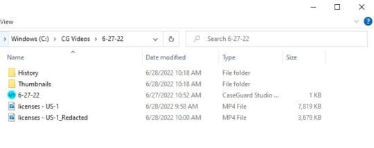 Cropping Video Content Using CaseGuard Studio