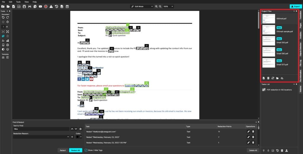 How To Redact Documents in Bulk: AI Text Analysis