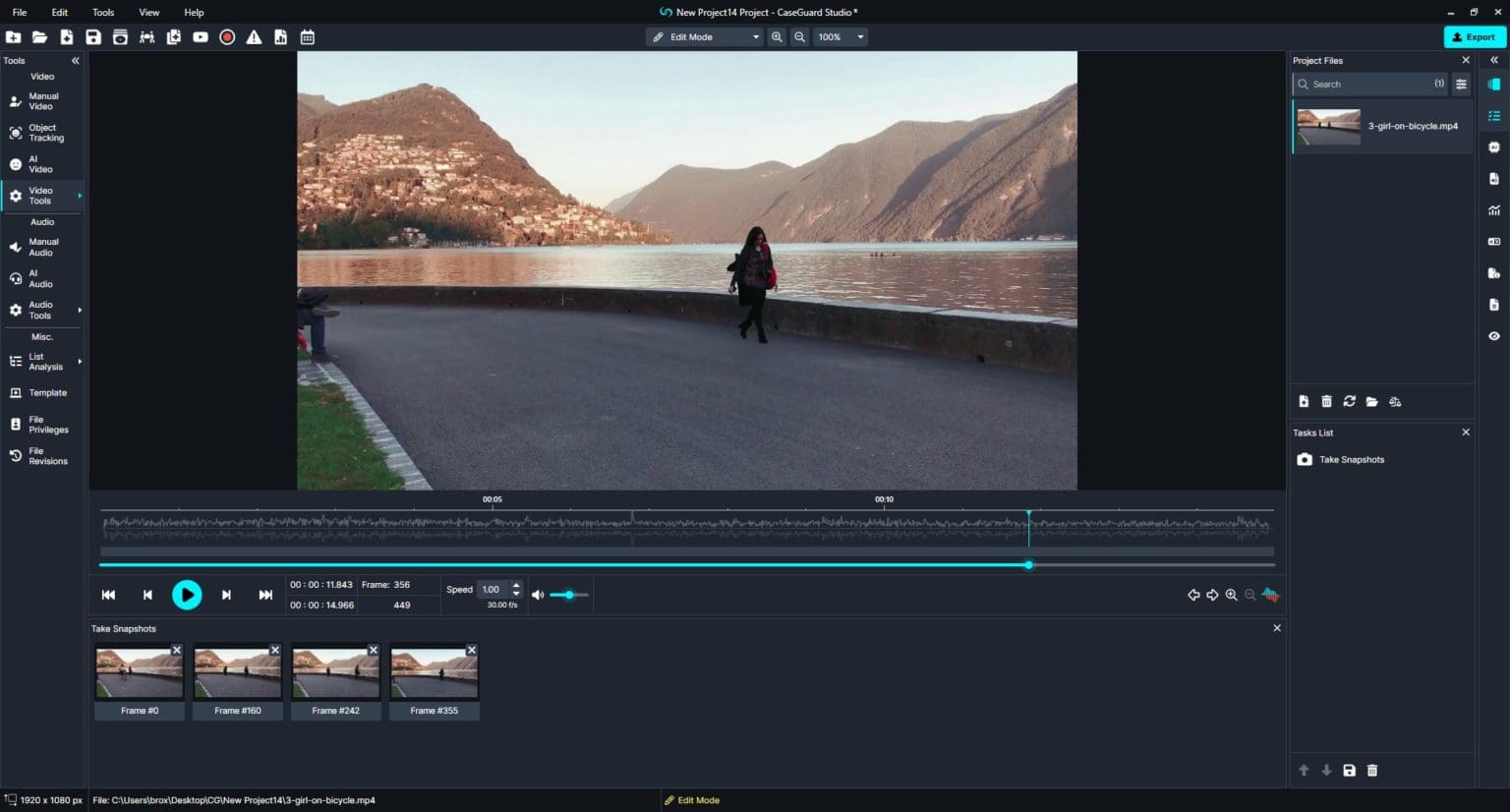 How to: Take Snapshots from a Video in CaseGuard Studio