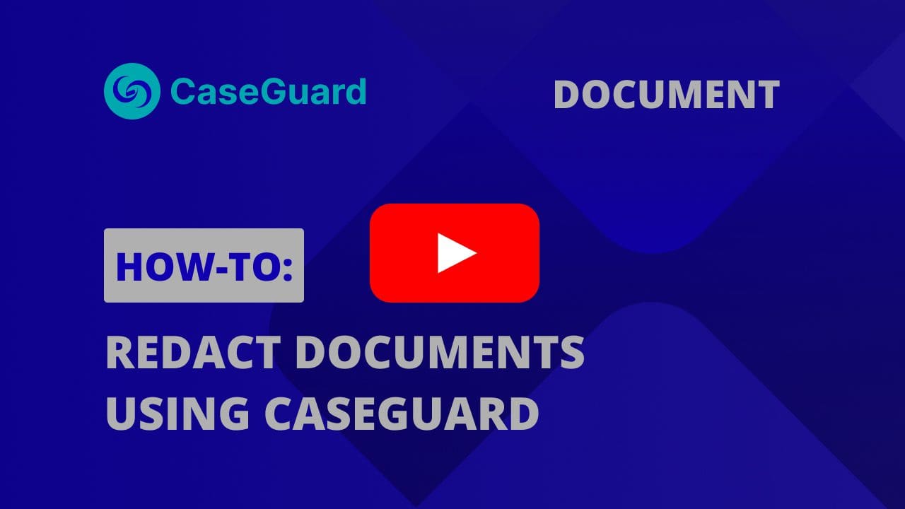 How To Redact Documents Series